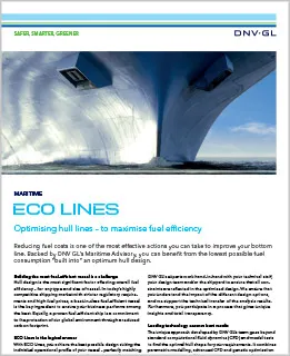 ECO Lines – fuel efficient hull design service provided by DNV